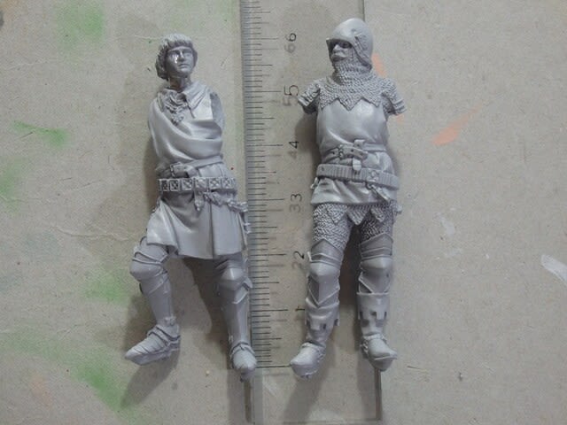 Pegaso Models Italian knights at Castle ⅩⅣ Century （2） - 見ると自信の湧く模型製作ブログ