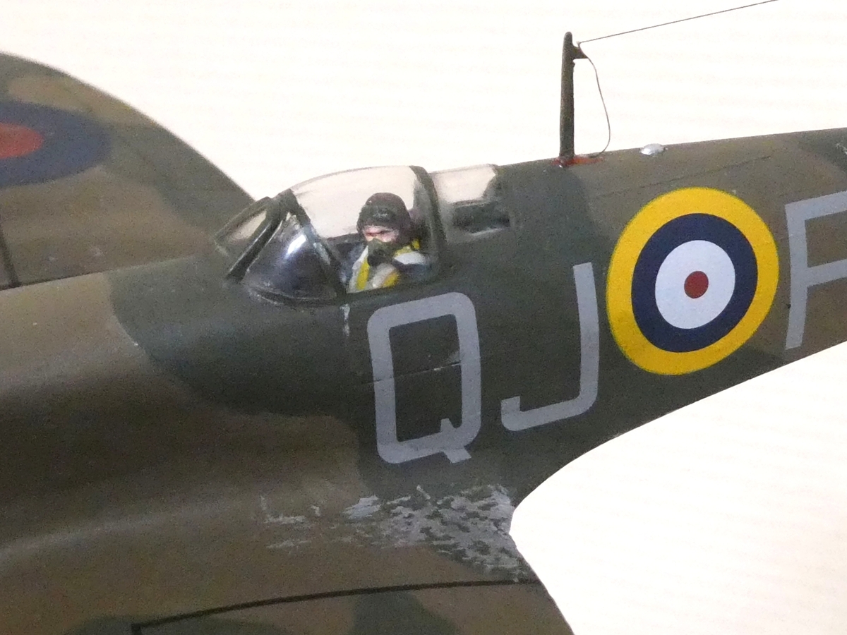 1/72 ハセガワ Spitfire Mk.Ⅰ （5）間に合いました、とり完です(^^; - 見ると自信の湧く模型製作ブログ