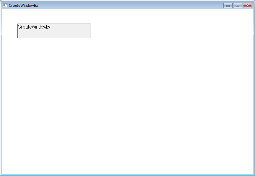 CreateWindowEx - 車輪のx発明 ~B.G's Blog~