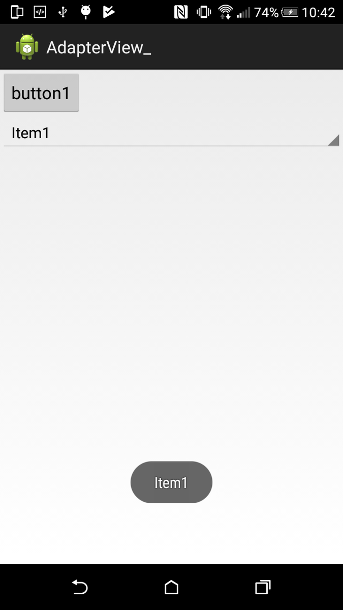 AdapterView.getSelectedItem - 車輪のx発明 ~B.G's Blog~