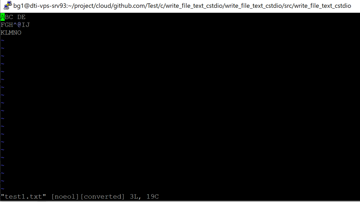 write_file_text_cstdio - 車輪のx発明 ~B.G's Blog~