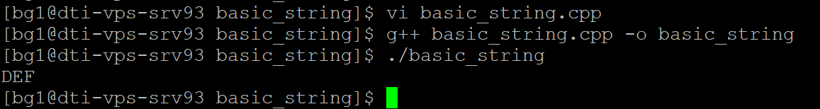 basic_string::assign(const char *を代入) - 車輪のx発明 ~B.G's Blog~