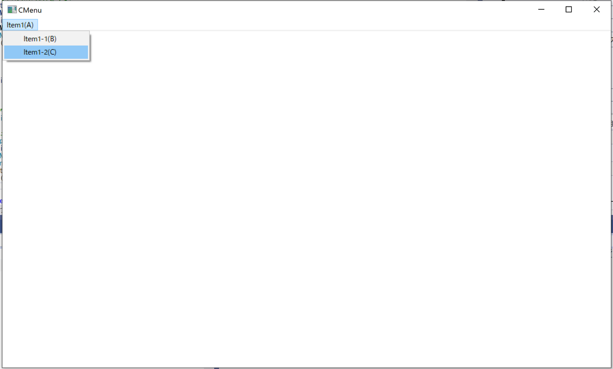 CMenu::FromHandle - 車輪のx発明 ~B.G's Blog~