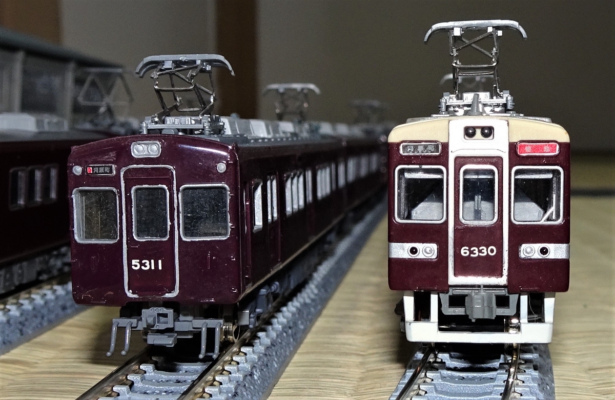 阪急車両区京都線の運用変更20230826実施 - Nゲージで1980年代！京阪・阪急・南海・東武と架空の鉄道・京電