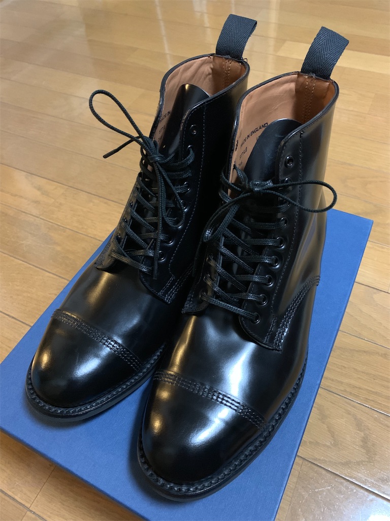 SANDERS/MILITARY DERBY BOOTS ①購入時 - New discography