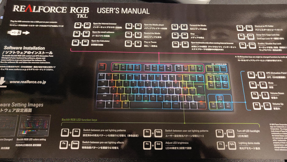 買ってしまいました日本製ゲーミングキーボード「東プレ REAL FORCE RGB TKL(R2TLA-JP4G-BK)」 - おっさん ...