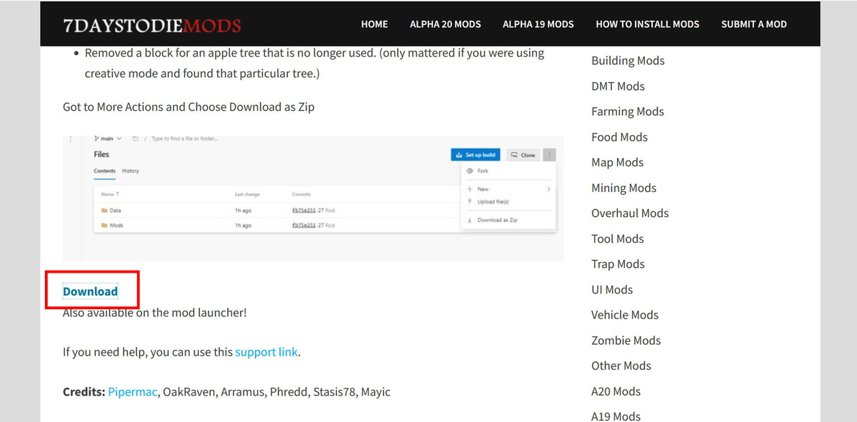 7DTD、Modの手動適用方法 - おっさんゲーマーの雑記帳