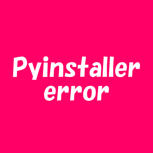 “Failed to execute script XX” エラー対処: PyinstallerでPygameをexe化するときの注意点 - BioErrorLog Tech Blog