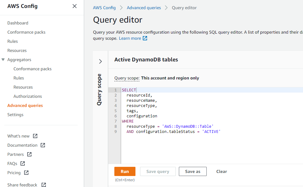 AWS Config advanced queyのスキーマ定義の記載場所と使い方をまとめる - BioErrorLog Tech Blog