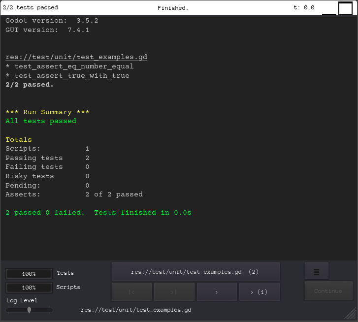 Godot Engineでテストコードを書く | GUT - BioErrorLog Tech Blog