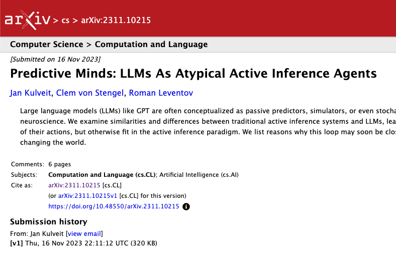 LLMと脳理論: Active Inferenceの違いと類似点 - BioErrorLog Tech Blog