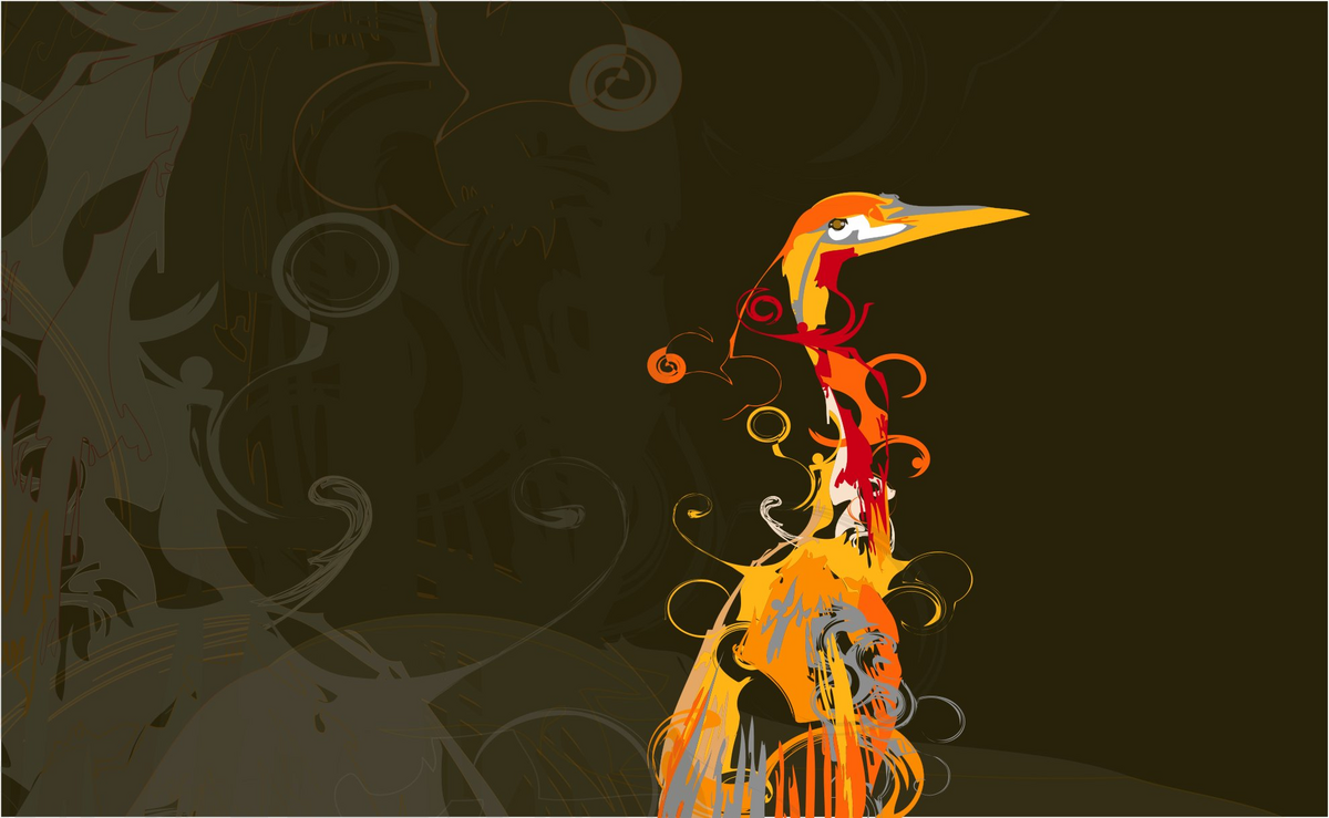 Ubuntuの鶴の壁紙の詳細を調べる - BioErrorLog Tech Blog