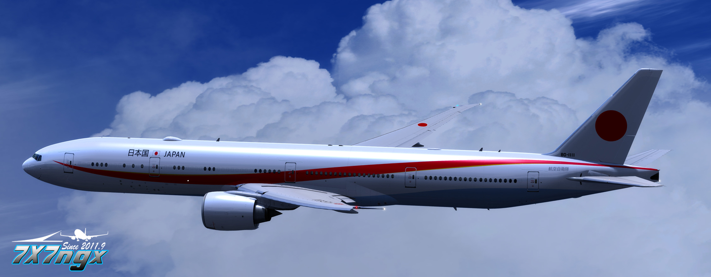 P3DV4/ FSX PMDG777-300ER SPECIAL AIRLIFT GROUP リペイント公開 - Prepar3DV4/FSX ...