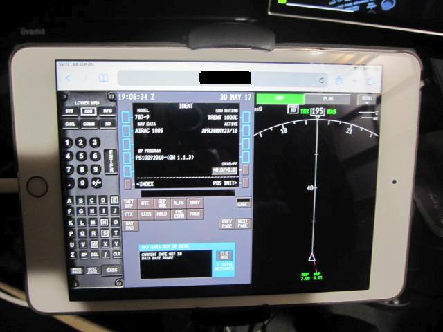 FlightSim Apps アプリでQW787のCDUをタブレット(ipad)で操作する。 - Prepar3DV4/FSX of ...