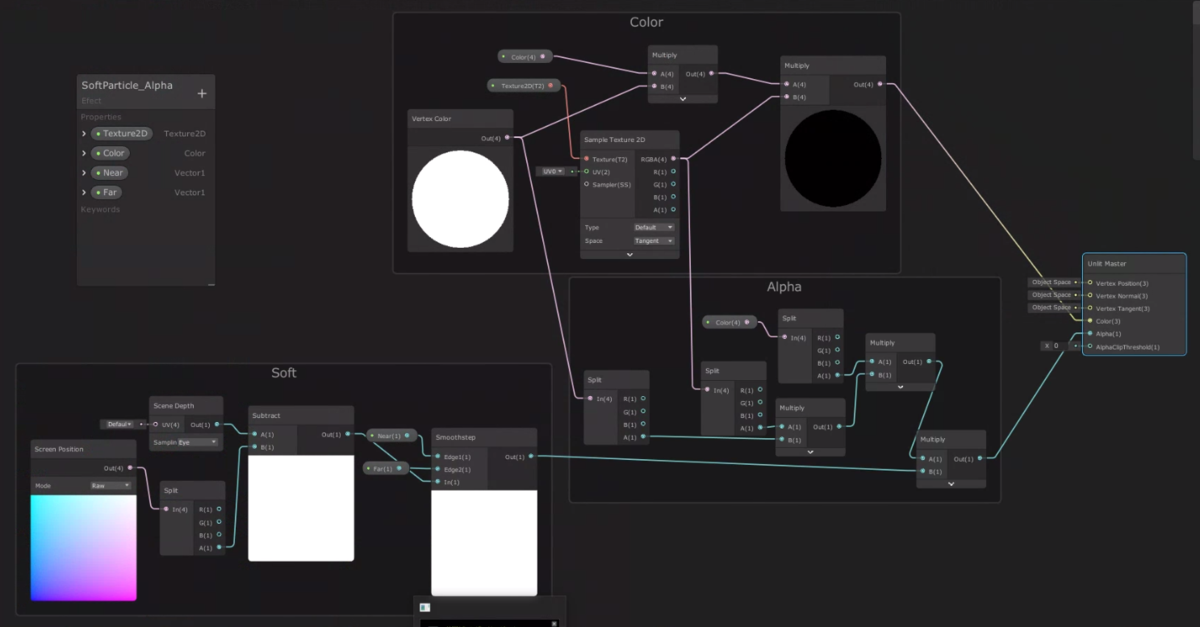 【Unity】ShaderGraphでソフトパーティクルシェーダーを作成する - 武0武/blog