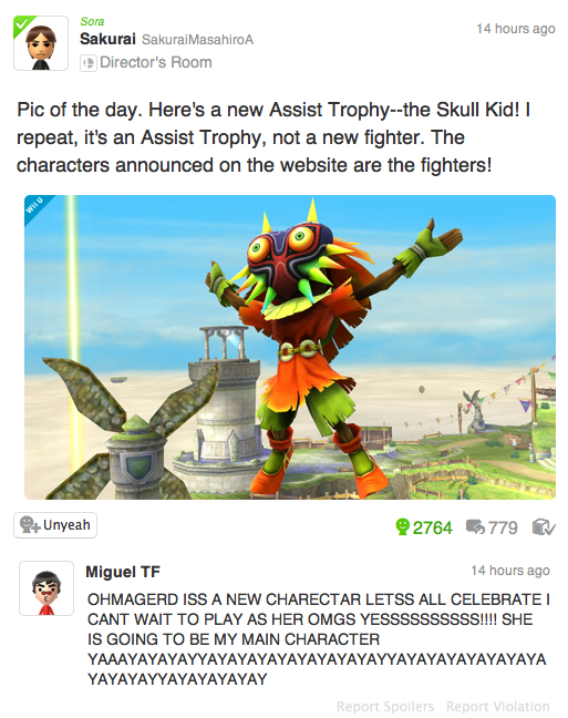 Take a break from debate, laugh at miiverse posts. | Page 13 | Smashboards