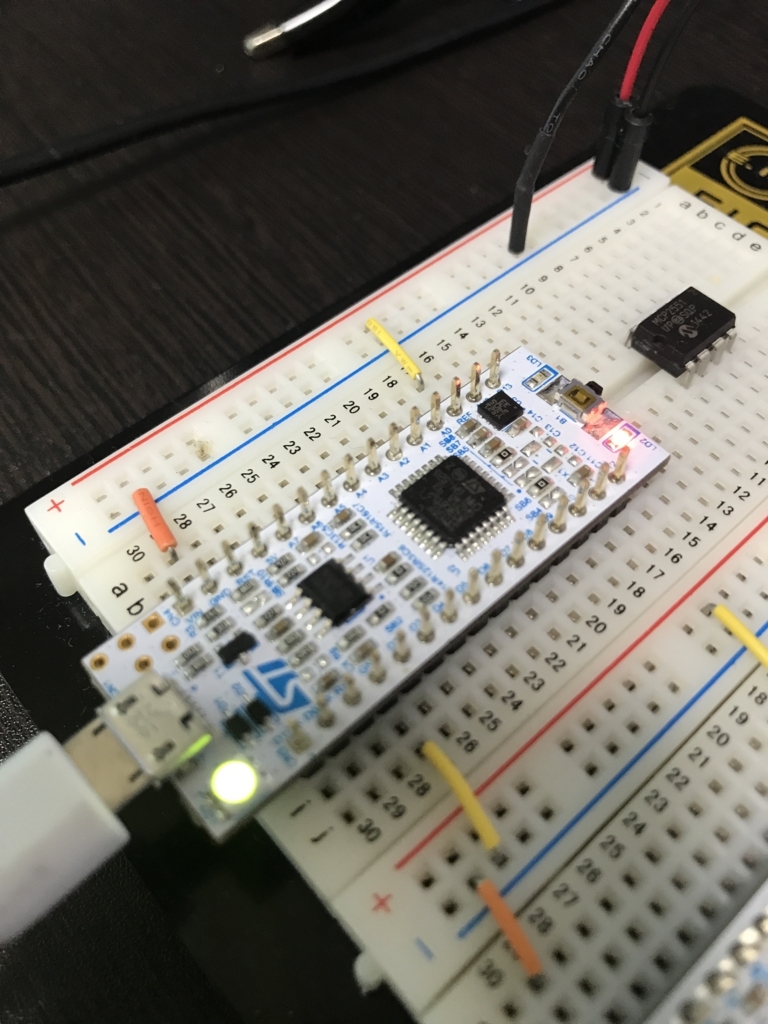STM32F303K8 GPIO Output Lチカ - CCWO Embedded Space