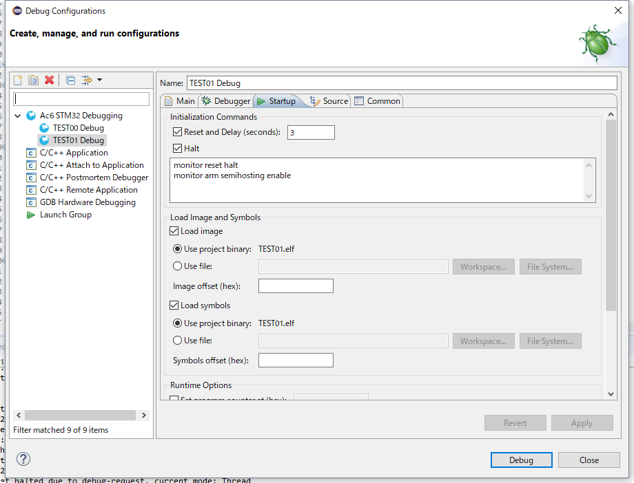 STM32F303K8 semihosting - CCWO Embedded Space