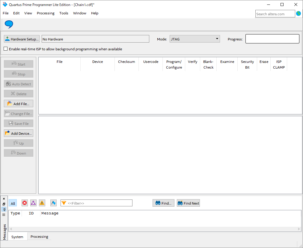 FPGAの認識 Intel(Altera) Quartus Primeの場合 - CCWO Embedded Space