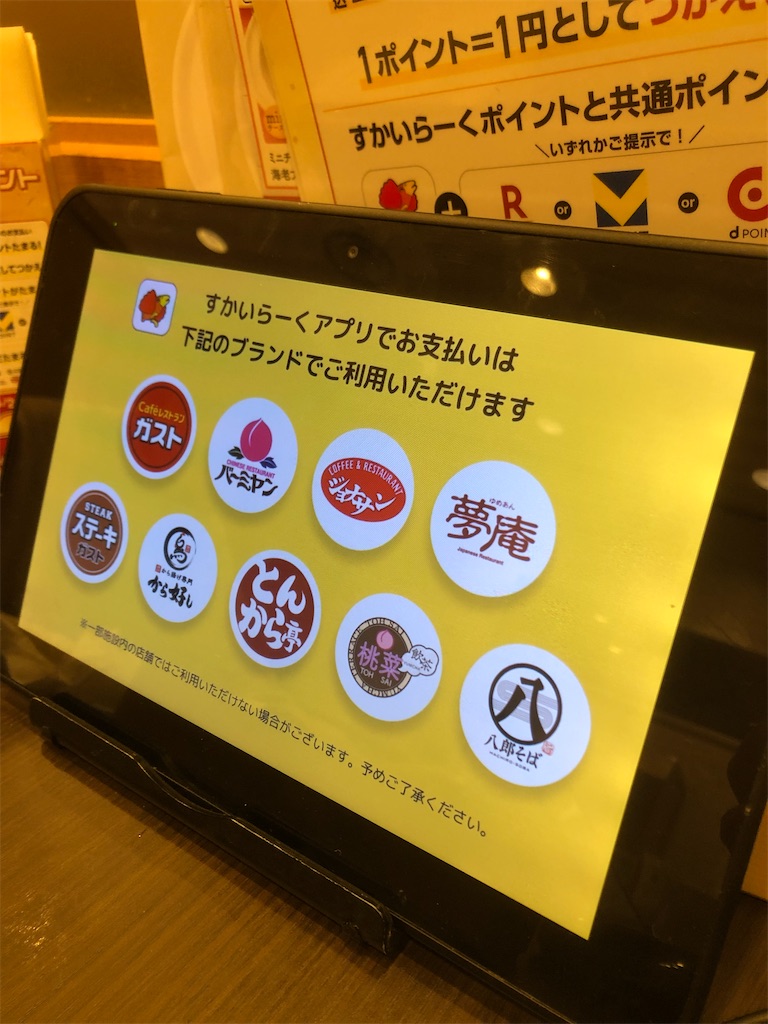 テーブル決済#2 - COSMOS03の日記