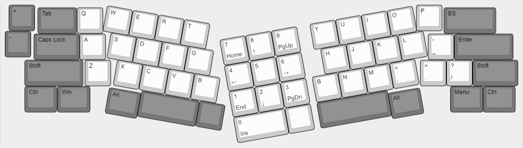 自作キーボード”Tenalice”について - Cerbekos × Keyboard