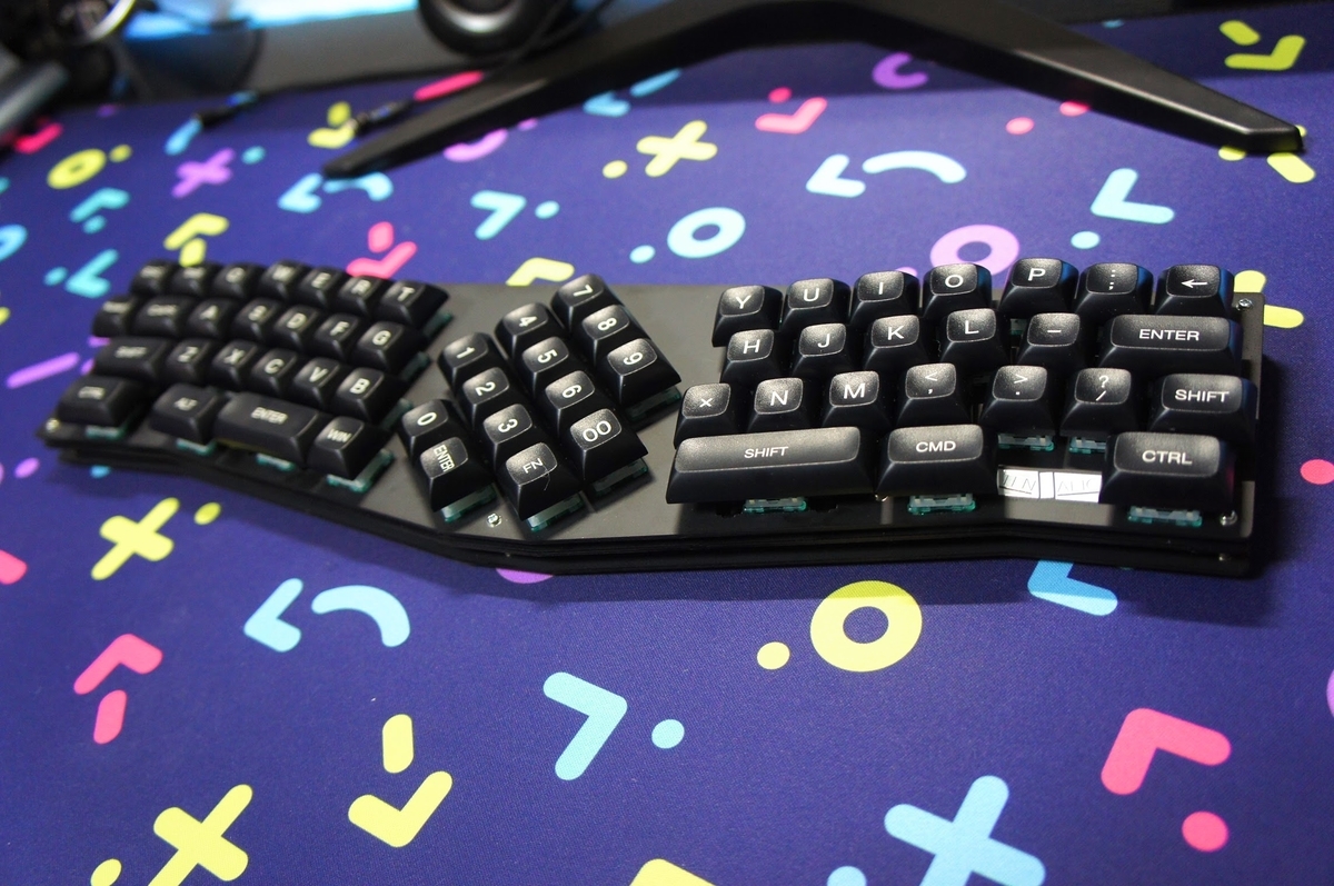 自作キーボード"Tenalice-ambidextrous"について - Cerbekos × Keyboard