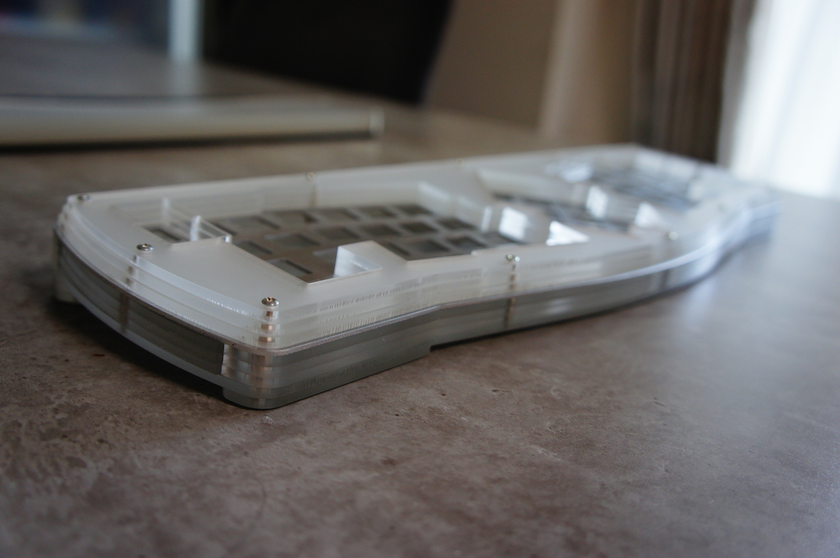 ”Tenalice-ambidextrous Ver2”向けアクリル積層ケースについて - Cerbekos × Keyboard