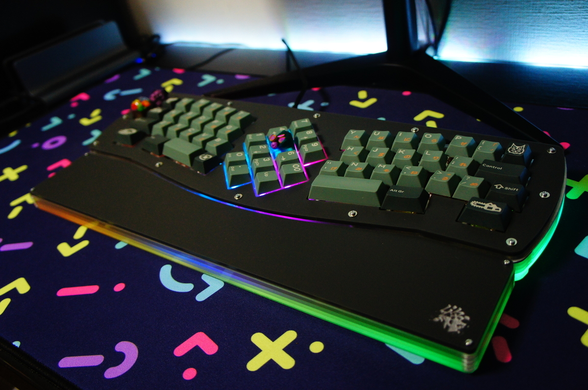 ”Tenalice-ambidextrous Ver2”向けアクリル積層ケースについて - Cerbekos × Keyboard