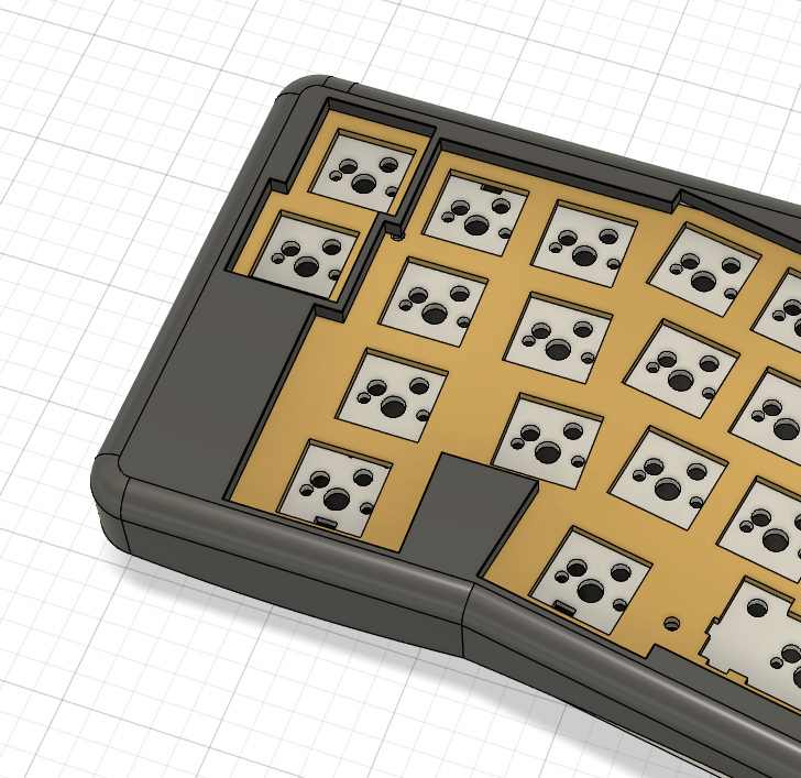 Tenalice-ambidextrousの3Dプリントケースについて - Cerbekos × Keyboard