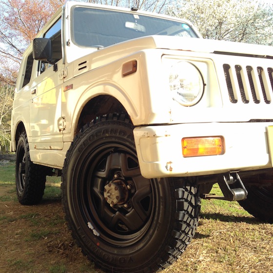 JIMNY SJ30のタイヤをGEOLANDARに交換