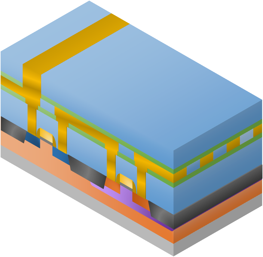 【半導体パワポお絵かき】半導体配線構造 - 統計を学ぶ化学系技術者の記録