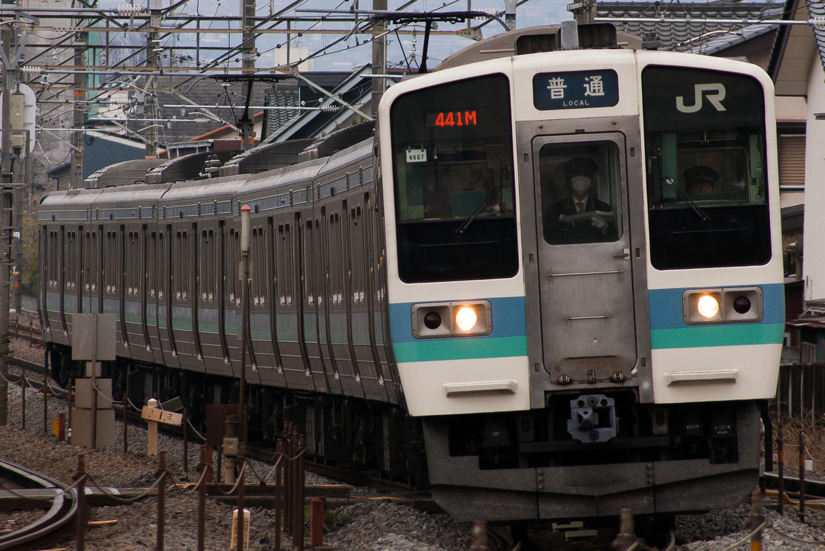 4/8 E257系M-108編成 疎開返却回送（中央東線撮影記#231） - あるふぉの落書き帳