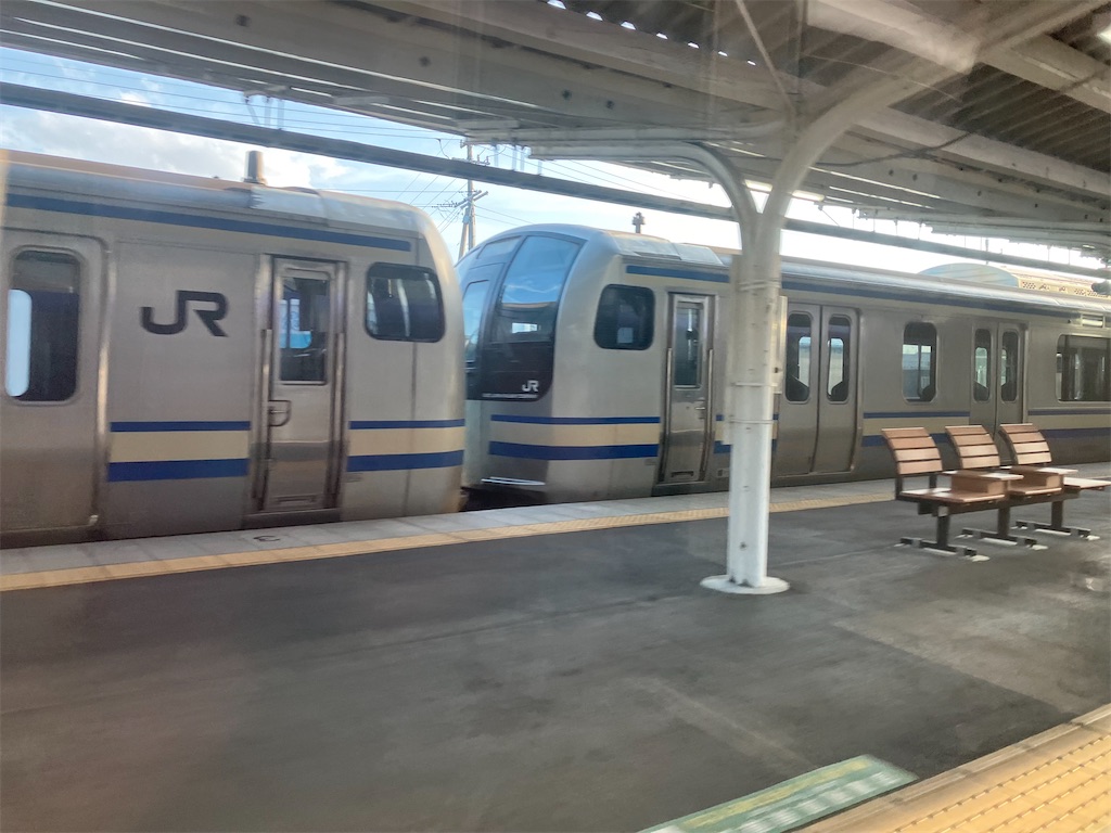 春休み#79 久しぶりのおでかけ。E217系廃車回送。383系しなのとE353系あずさ。 - ひがなり雑記帳