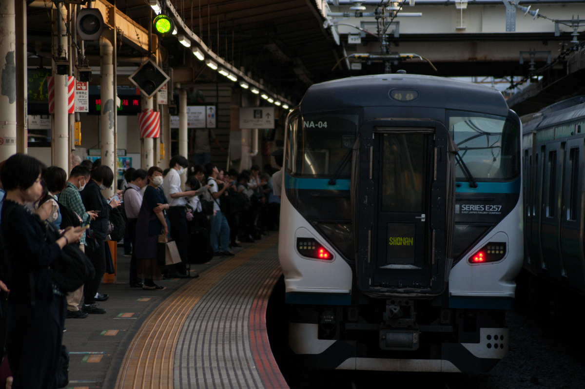 日が長い時期の特権ということで、E257系特急踊り子・湘南を撮ろう！無限E231系1000番台編。（東海道線撮影記） - ひがなり雑記帳