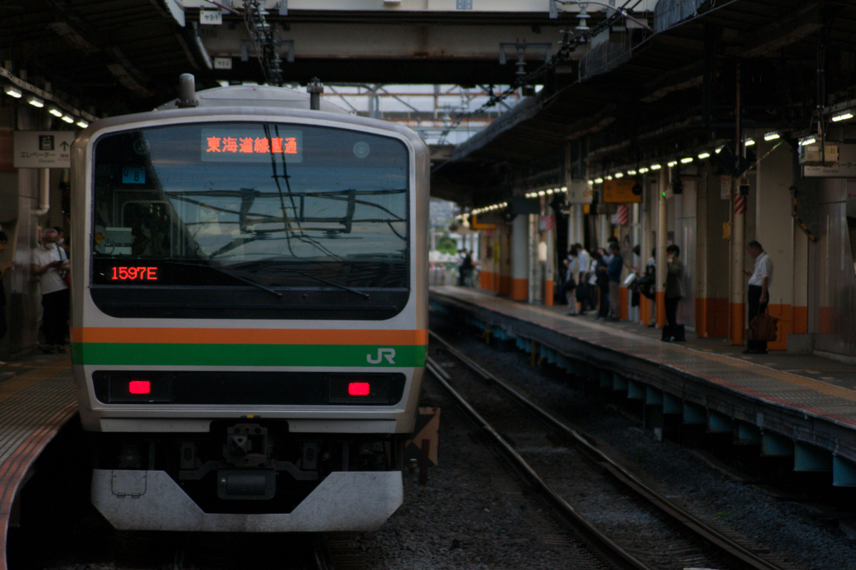 東海道線と特急湘南撮影記。E257系とE217系からしか得られない何か。湘南新宿ラインの快速品川行、ここに爆誕。 - ひがなり雑記帳