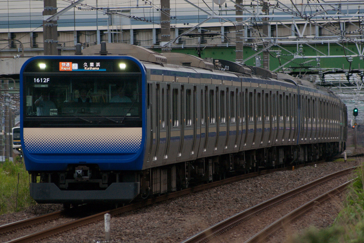 総武線撮影記。E257系臨時特急「あやめ祭り」「新宿さざなみ」とE217系・E259系・209系も。 - ひがなり雑記帳