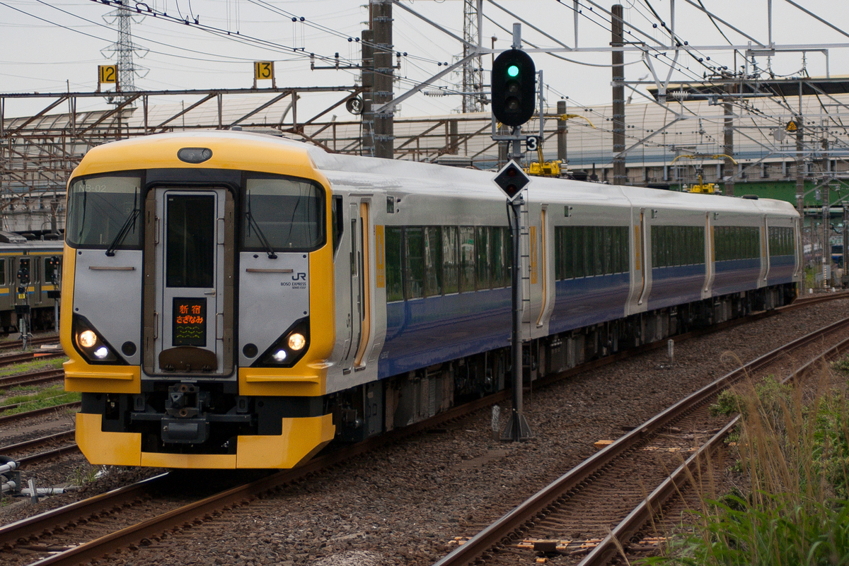 総武快速線撮影記（続き）。E257系臨時特急、E217系。京葉線の255系わかしお号も。 - ひがなり雑記帳