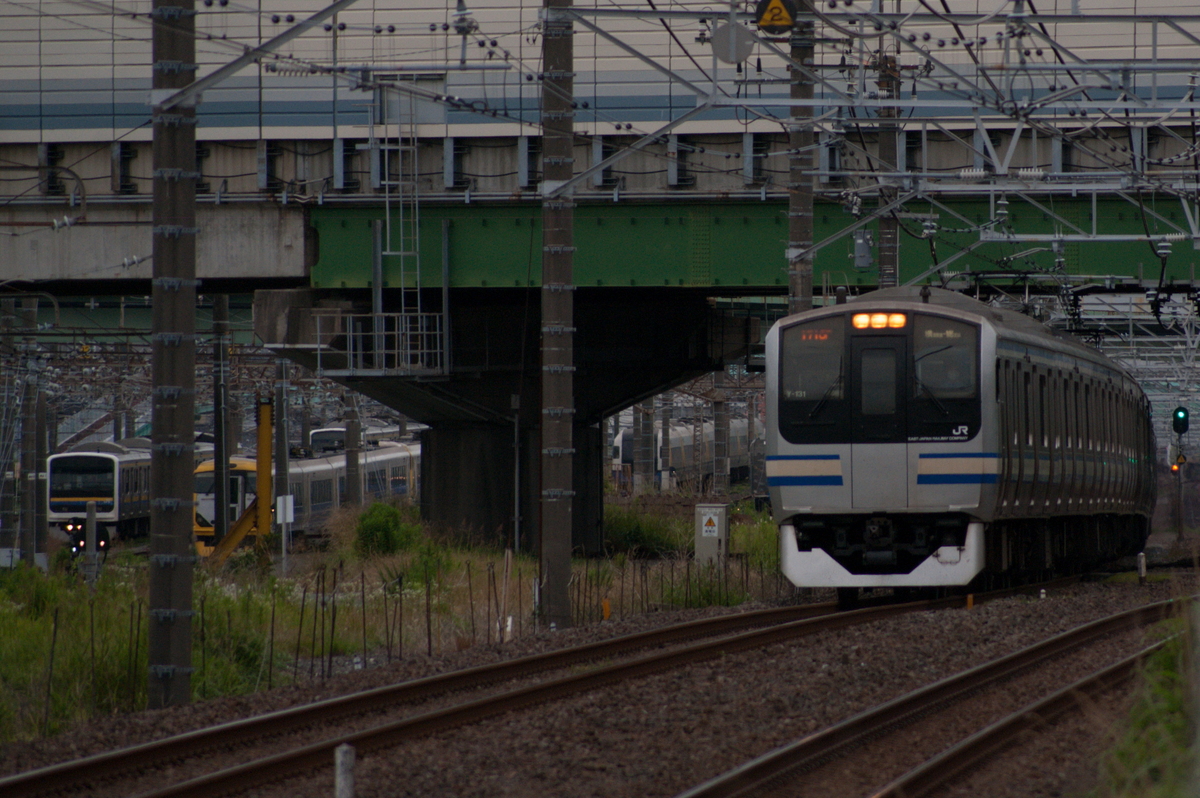 総武快速線撮影記（続き）。E257系臨時特急、E217系。京葉線の255系わかしお号も。 - ひがなり雑記帳