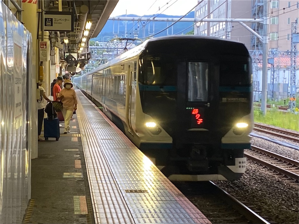 【過去#】大学院生時代の帰省日記。E257系踊り子・さざなみで帰宅、お久しぶりなE2系+E3系、E217系廃車回送追っかけとグリーン車乗車。新幹線輸送障害。 - ひがなり雑記帳