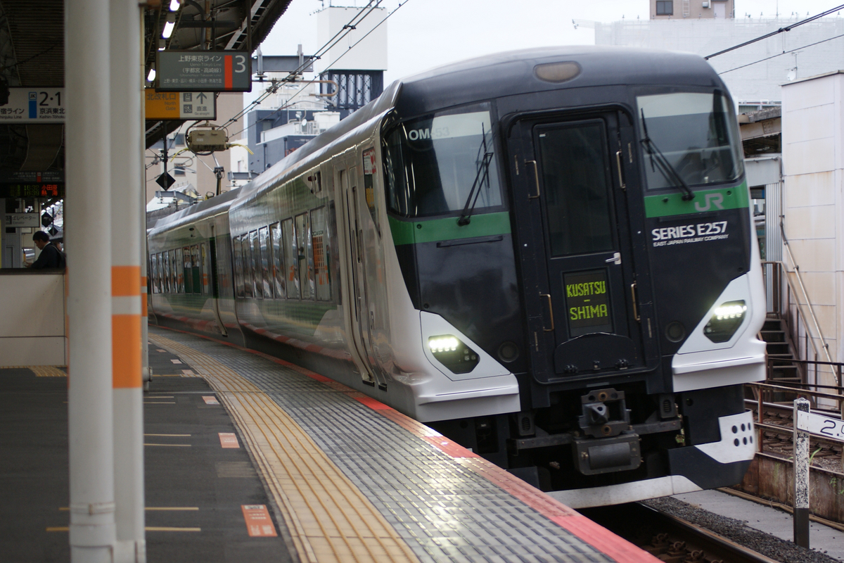 【珍客の数々】上野東京ライン・湘南新宿ライン撮影記。E257系回送(定期)、キヤE195系工臨返空、EH500-1ほか。 - ひがなり雑記帳