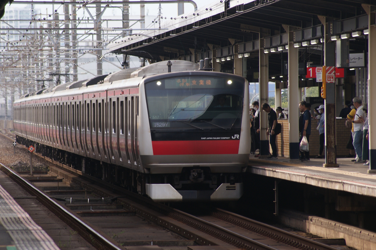 内房線・京葉線撮影記。E257系臨時特急、E217系快速、ケヨ34編成。武蔵野線E231系。 - ひがなり雑記帳