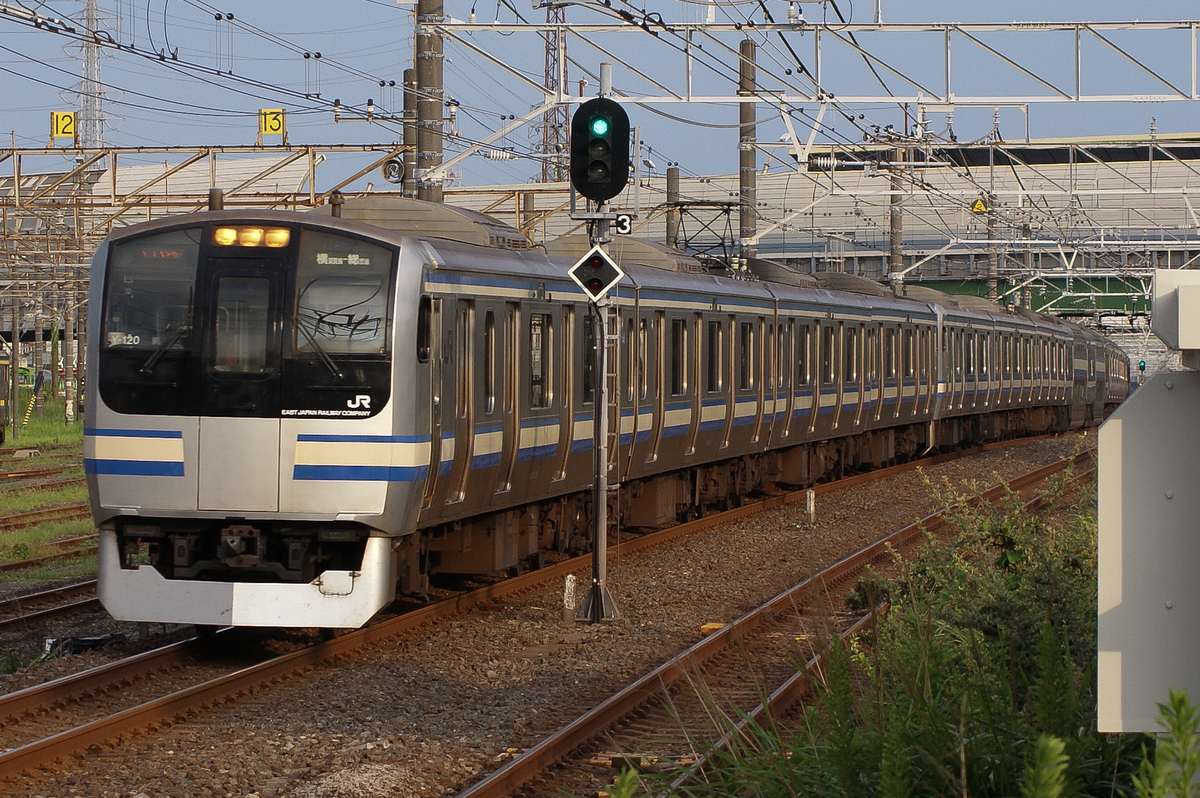 内房・外房・総武線撮影記。209系多数、E257系回送と残り少ないE217系、幕張車両センター観察。 - ひがなり雑記帳