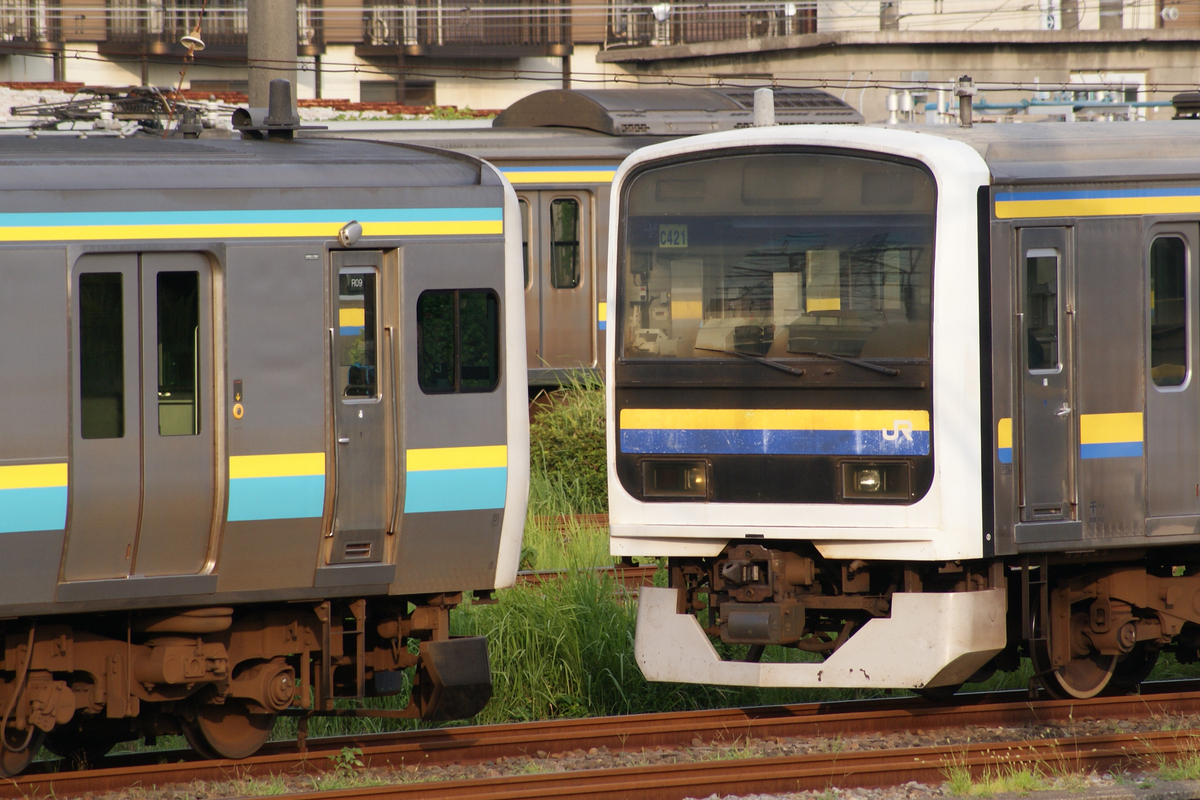 内房・外房・総武線撮影記。209系多数、E257系回送と残り少ないE217系、幕張車両センター観察。 - ひがなり雑記帳