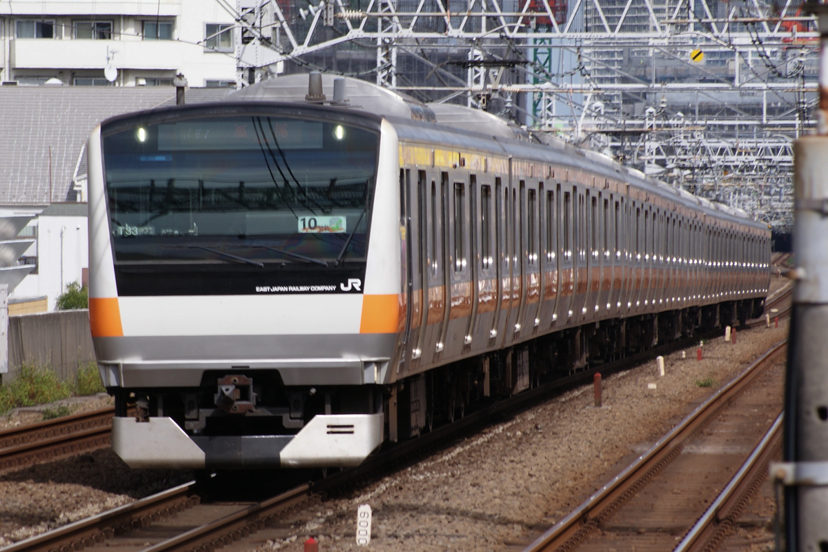 中央線撮影記 まだまだ回収、E233系。お久しぶりの07系。今後が気になるH49編成とTK出場も登場。 - ひがなり雑記帳