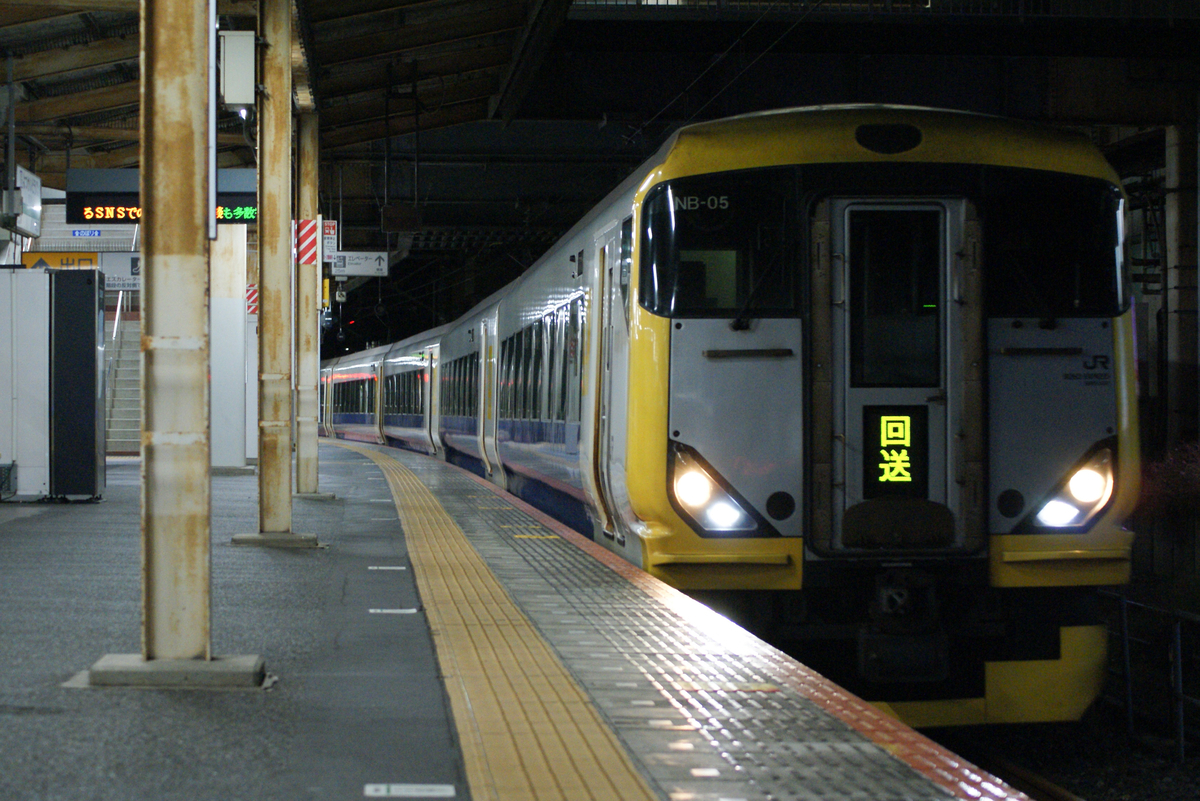 総武本線夜間撮影。209系ローカル・E259系しおさい13号、そして数少ないE217系快速も回収。千葉支社非公式戦隊の名前は「マリンガーZ」！ - ひがなり雑記帳