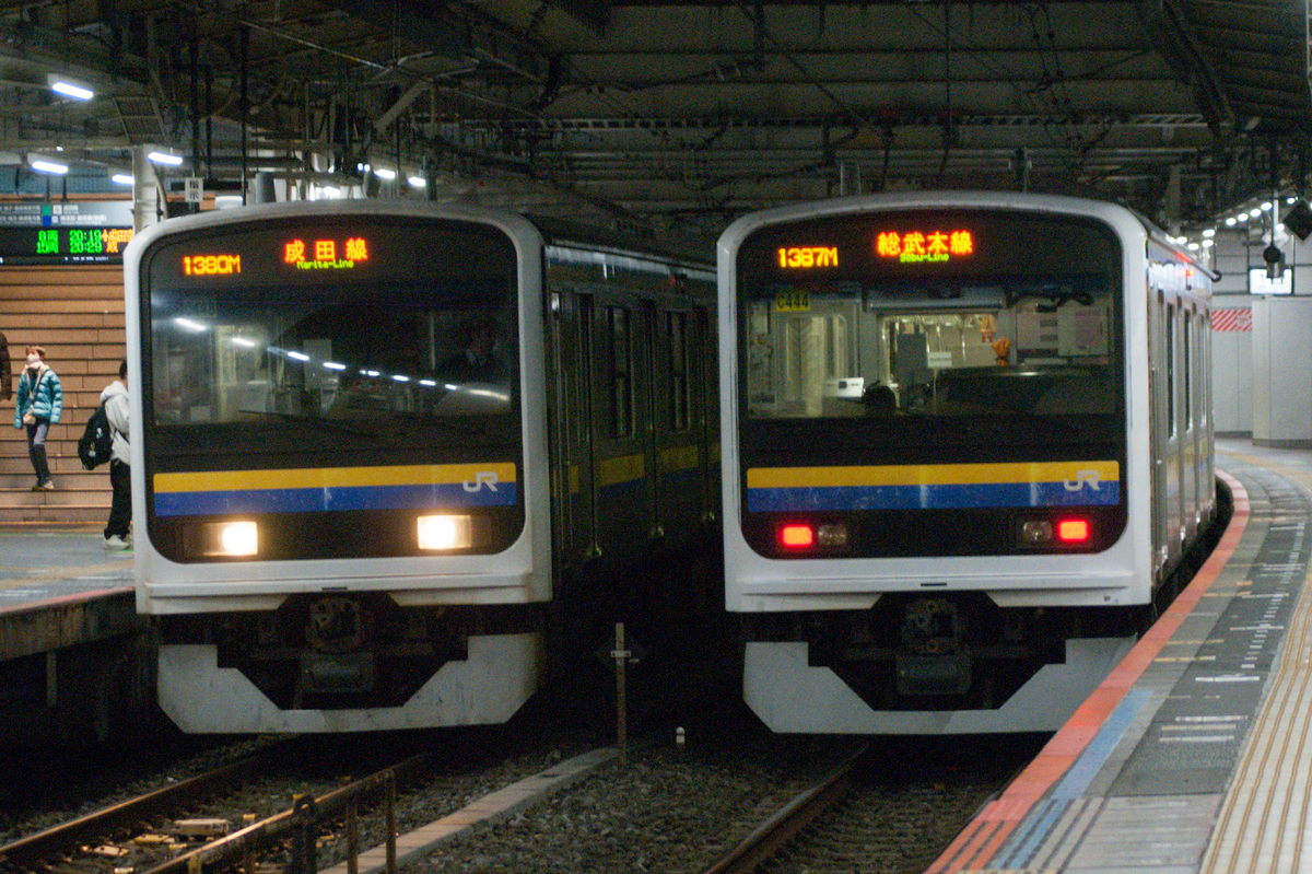 【総武線】255系・E259系・E217系・209系・E257系各種撮影の記録（令和6年2月）。※255系撮影は私だけでした。 - ひがなり雑記帳