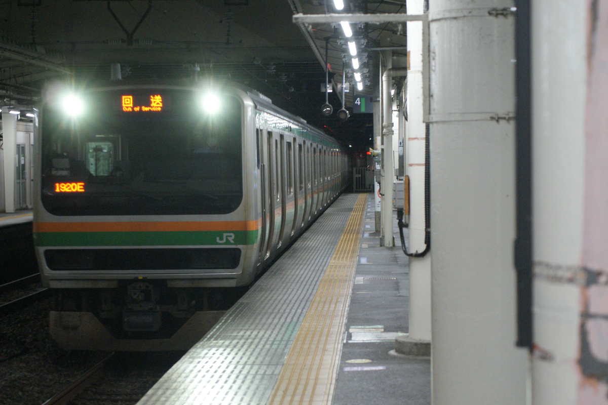 【211系天国】夜の高崎駅での各種撮影。E233系・E257系・E231系・キハ110系もいるよ。 - ひがなり雑記帳