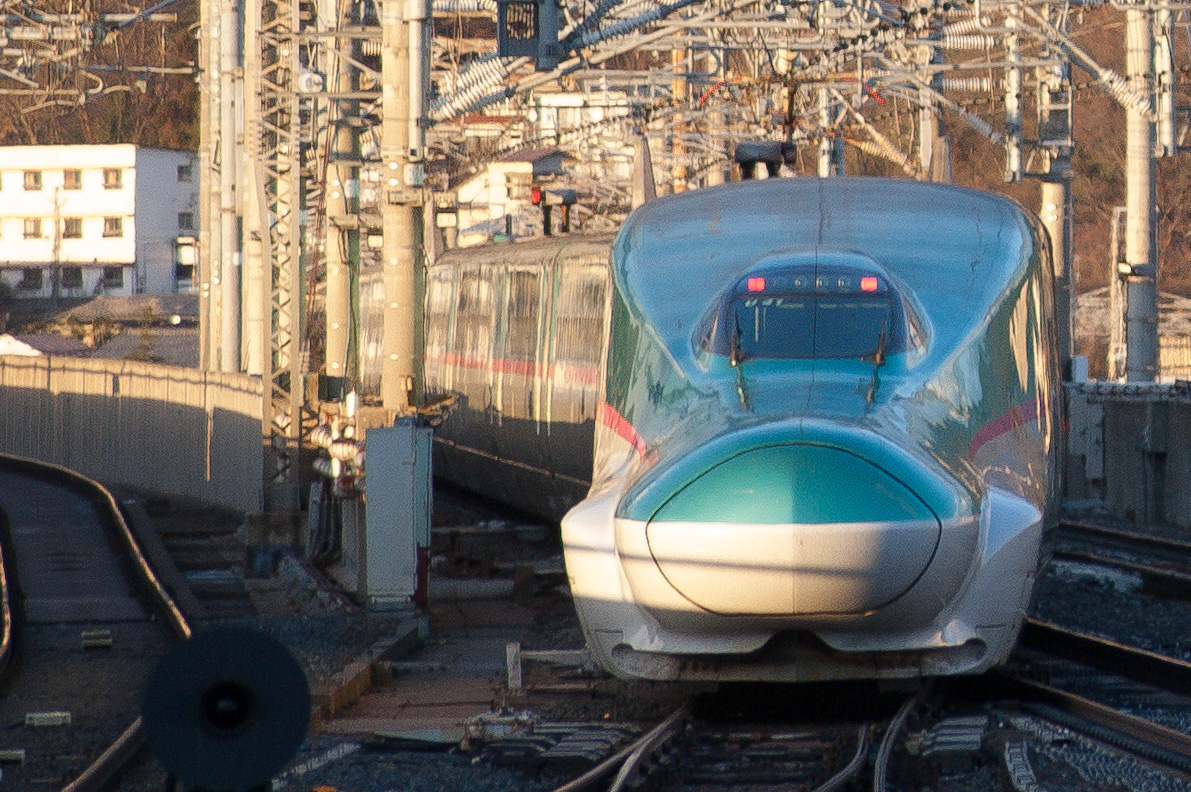 青森帰省の帰路#2。福島駅アプローチ線完成前に、E2系+E3系の葬式鉄。またまた登場J66編成。E2系と255系での帰り道。 - ひがなり雑記帳