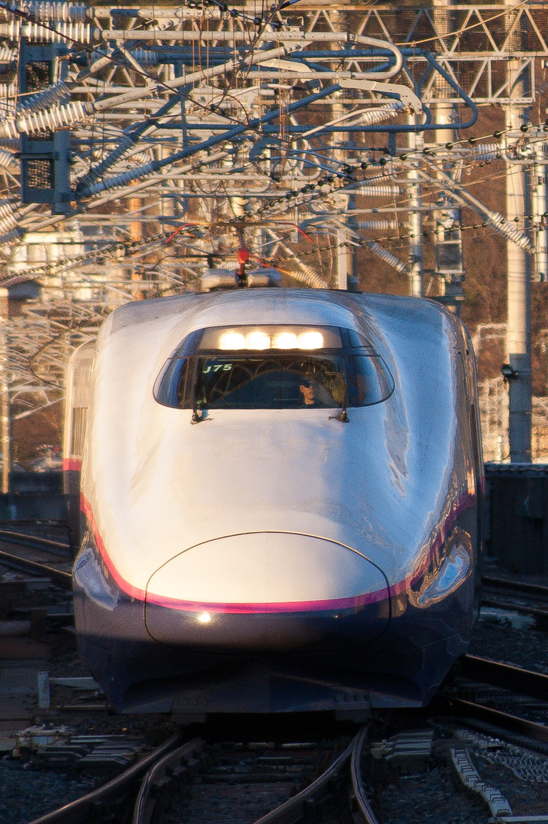 青森帰省の帰路#2。福島駅アプローチ線完成前に、E2系+E3系の葬式鉄。またまた登場J66編成。E2系と255系での帰り道。 - ひがなり雑記帳