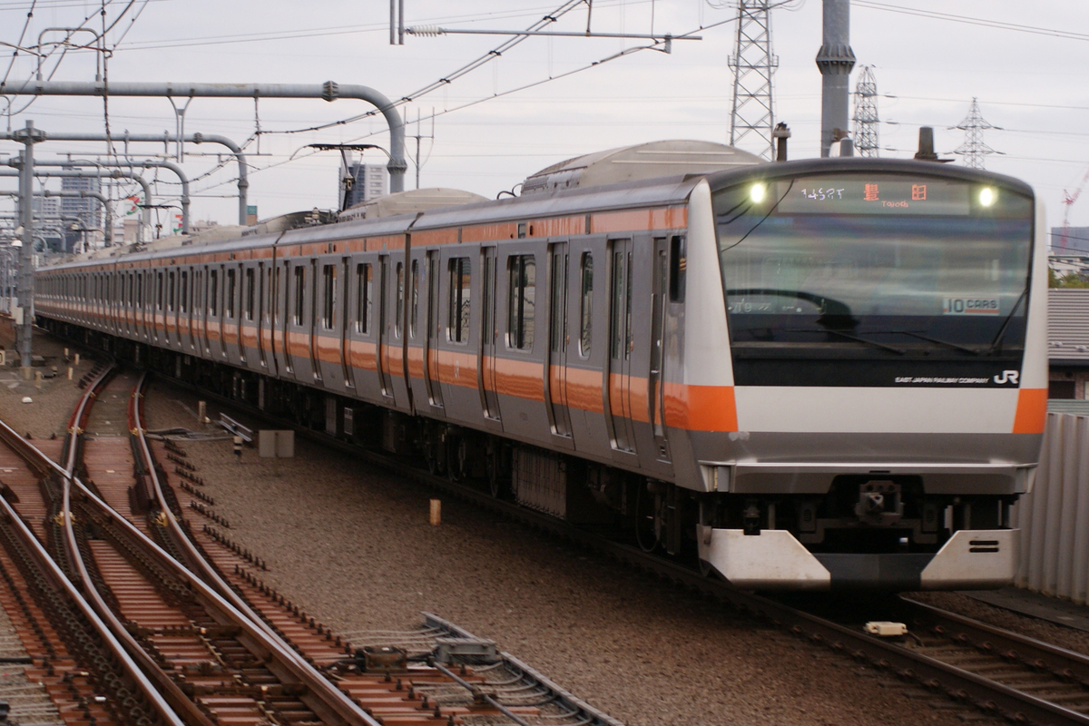 わくわく中央快速・緩行線撮影記。E233系グリーン車、10両、E353系、E231系、メトロ05系等。 - ひがなり雑記帳